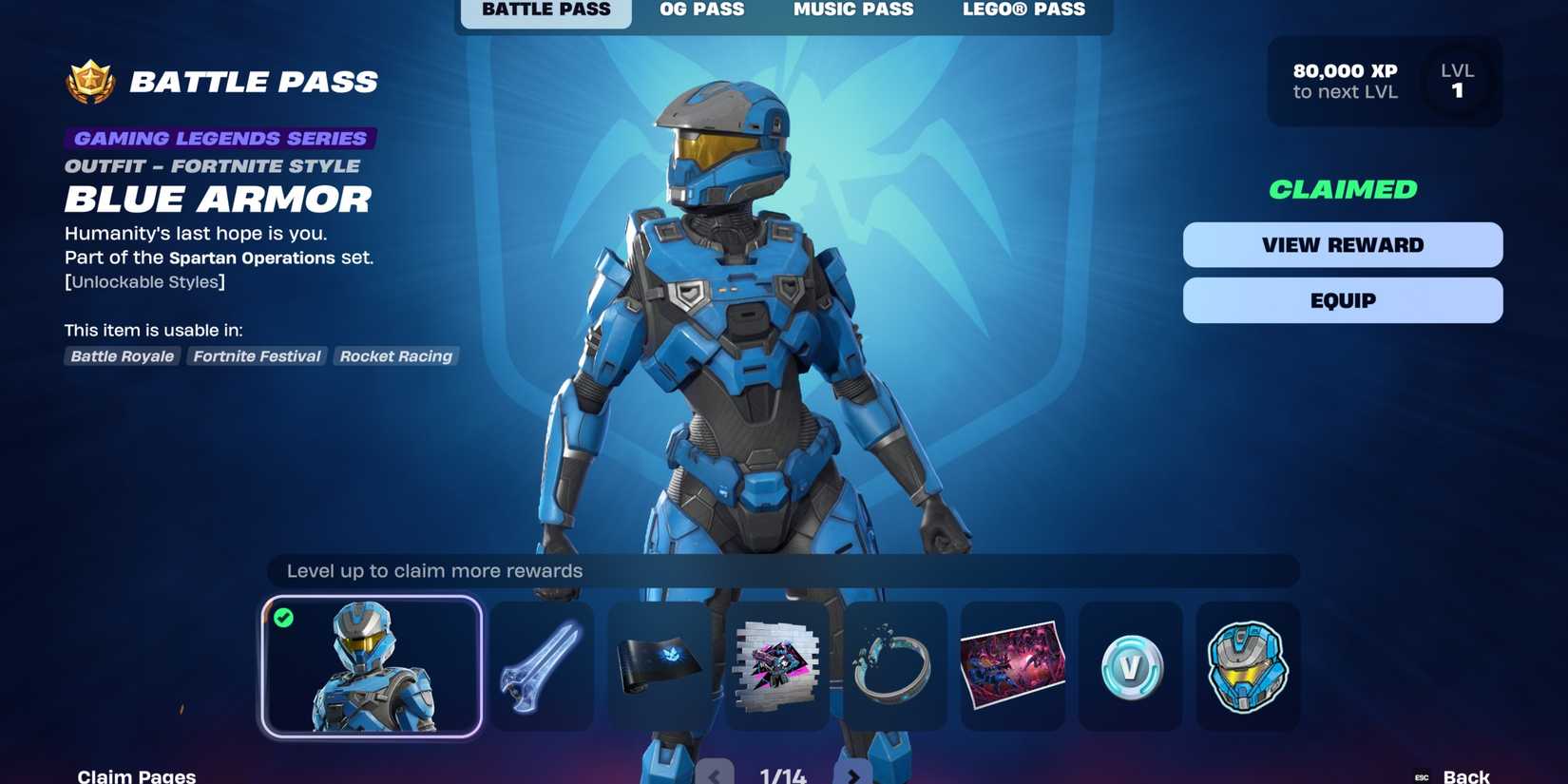 Fortnite Shock 'N Awesome Battle Pass Full Showcase