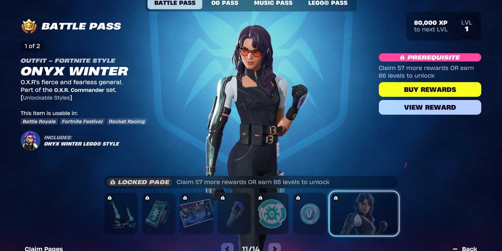 Fortnite Shock 'N Awesome Battle Pass Full Showcase