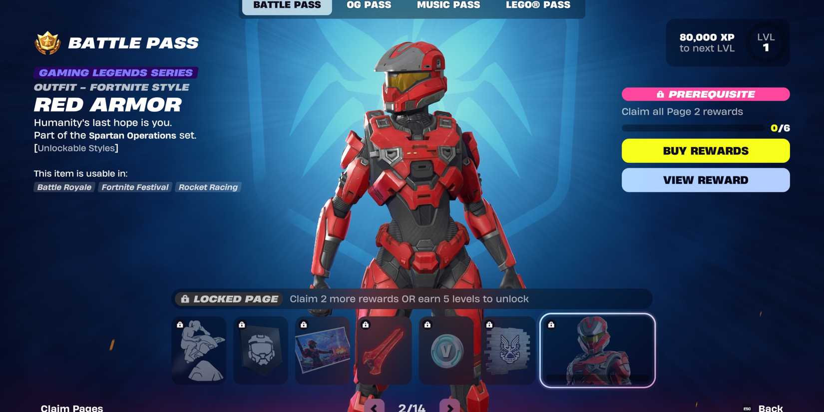 Fortnite Shock 'N Awesome Battle Pass Full Showcase