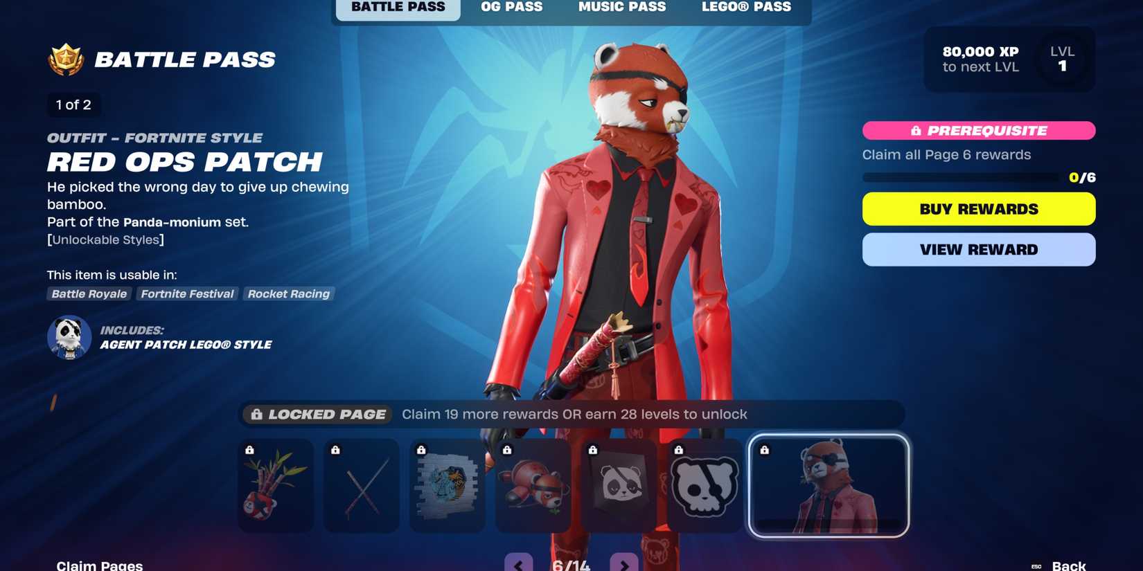 Fortnite Shock 'N Awesome Battle Pass Full Showcase