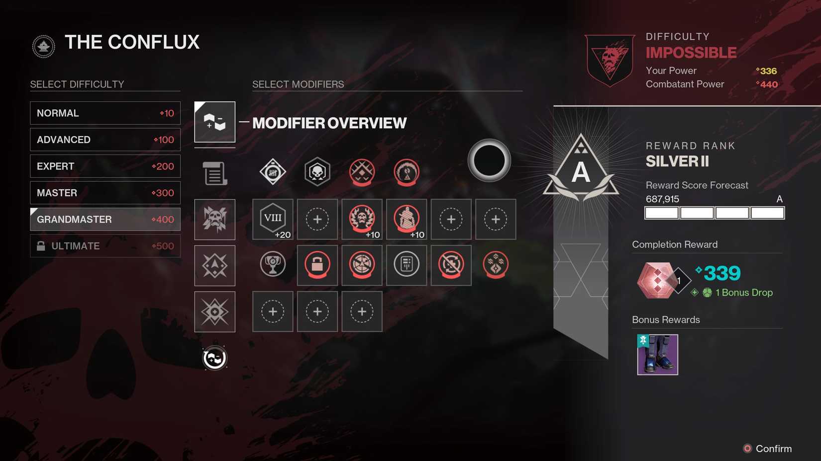 Easiest Level Modifers for A-Rank in Destiny 2