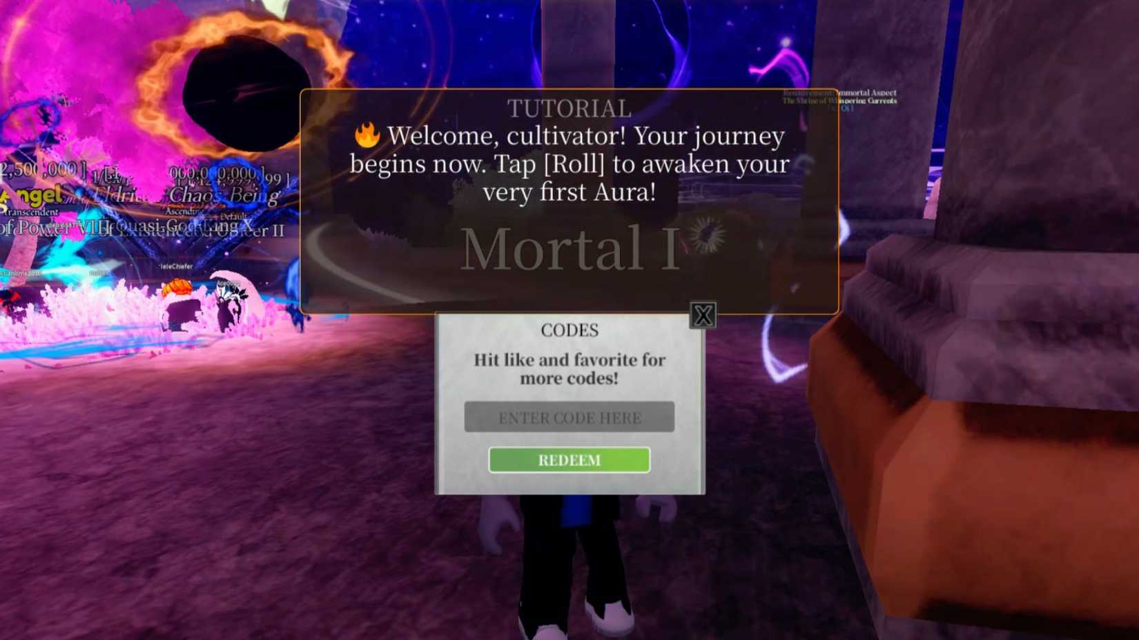 Roblox A Cultivation Game Codes