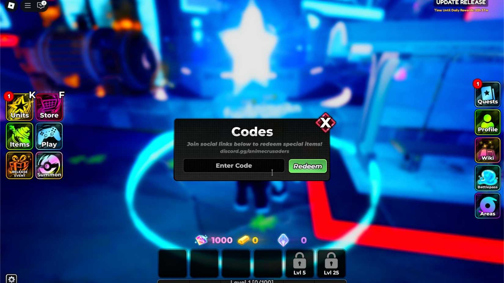 Roblox Anime Crusaders Codes