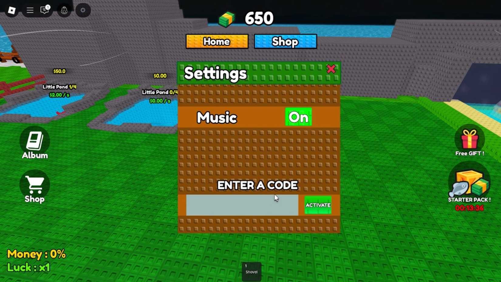 Roblox BUILD your Fish Pond Codes