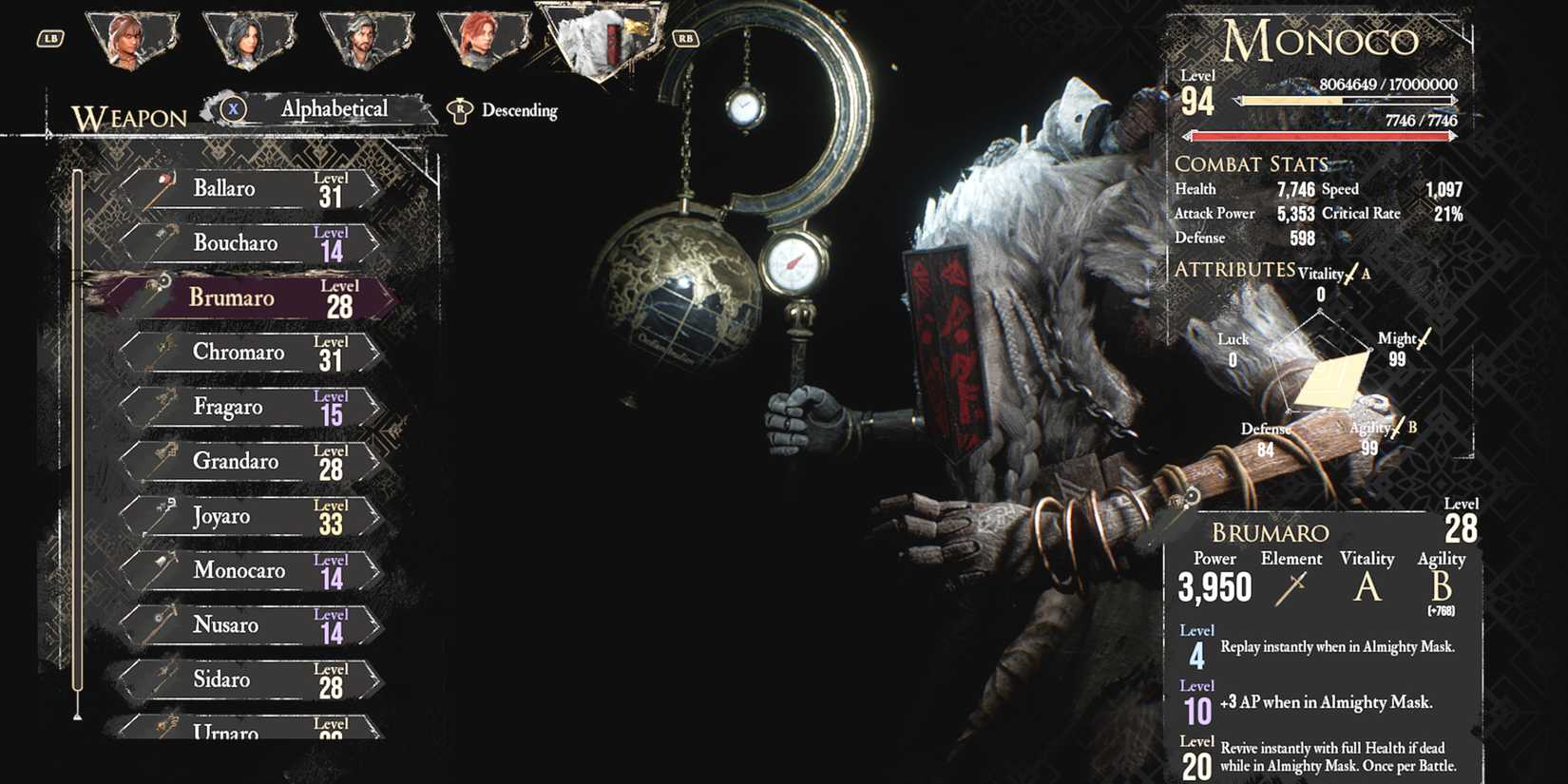 Best Monoco Weapons in Clair Obscur Expedition 33