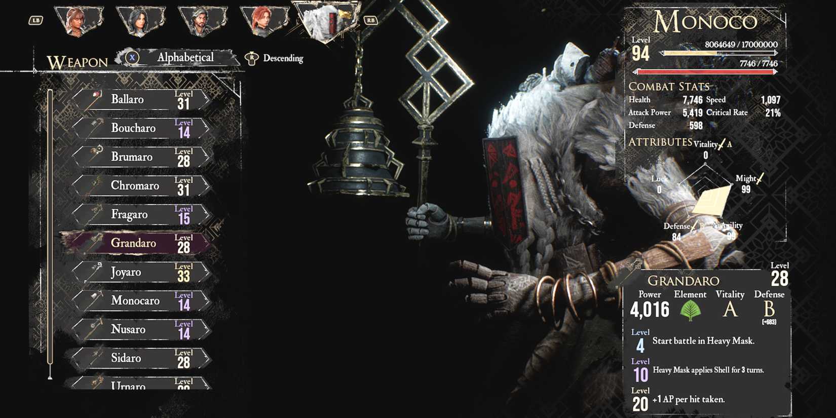 Best Monoco Weapons in Clair Obscur Expedition 33