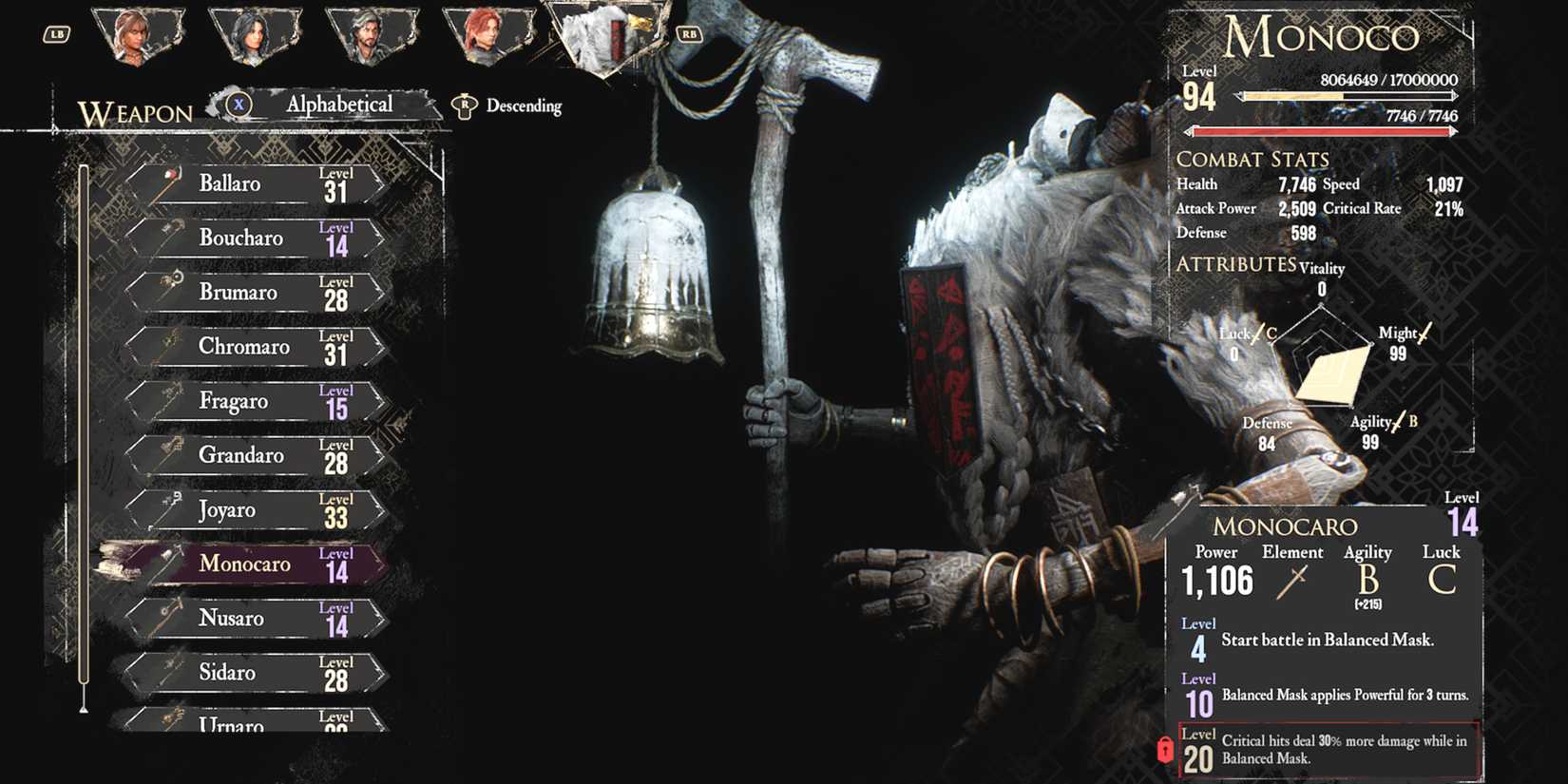 Best Monoco Weapons in Clair Obscur Expedition 33