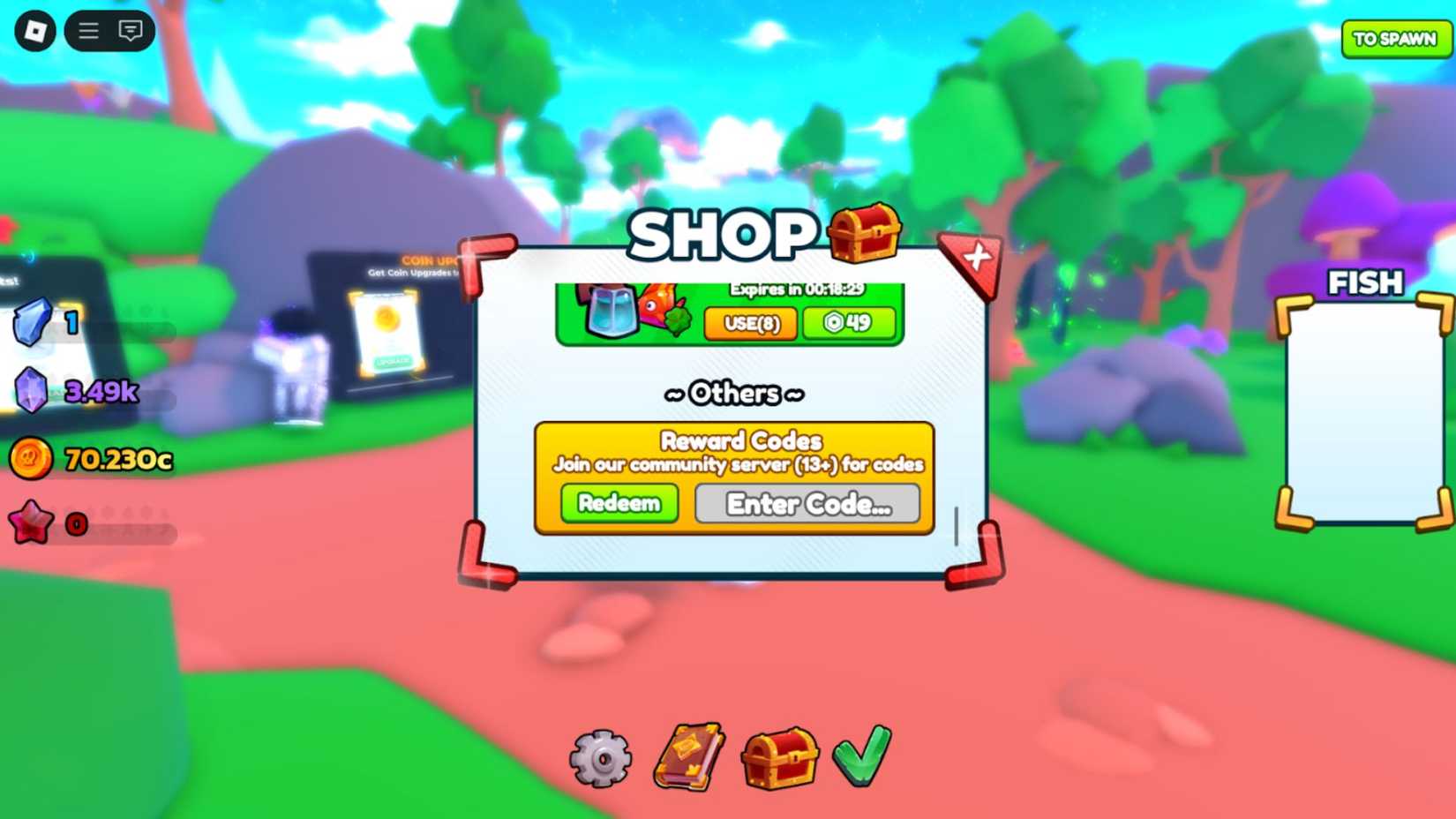 Roblox Fishing Incremental Codes