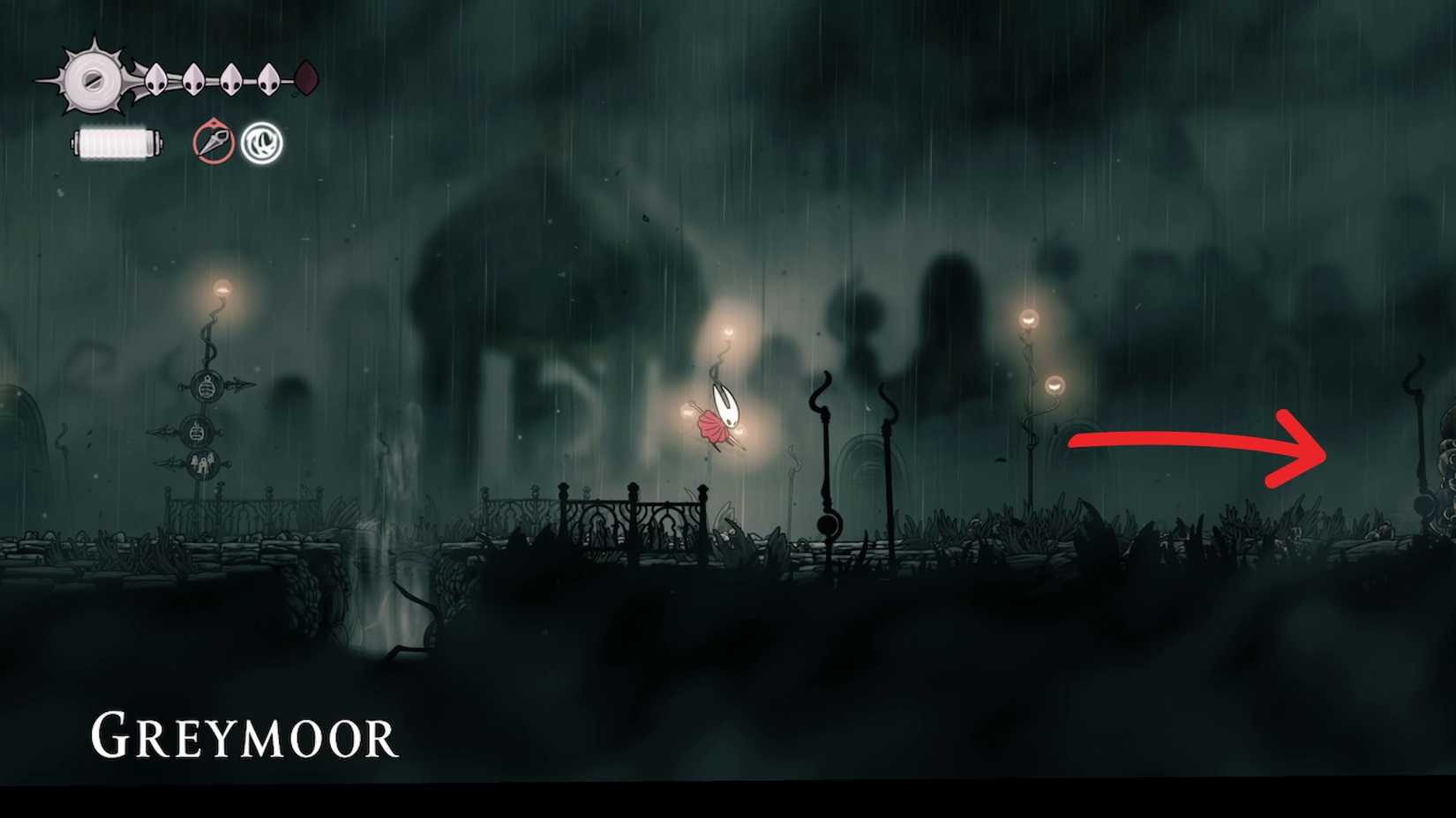 Greymoor Map Location in Silksong