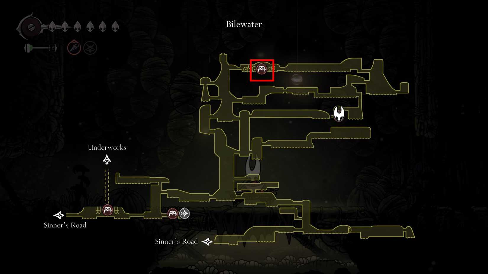 All Bilewater Bench Locations in Silksong