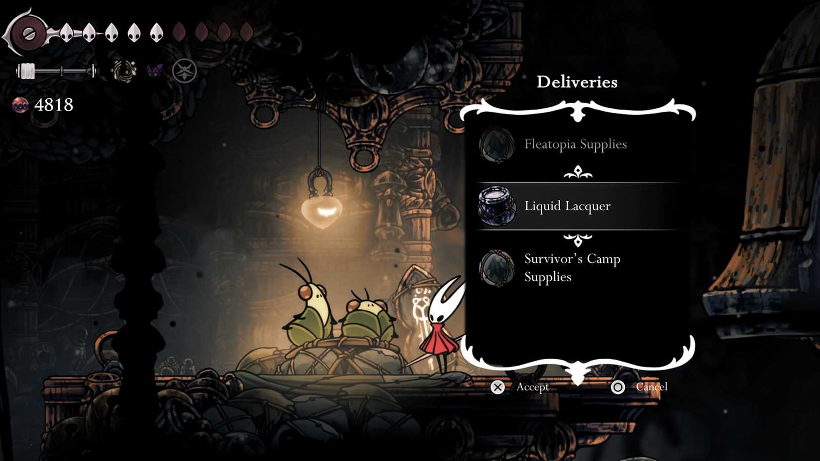 Liquid Lacquer Quest In Silksong (What To Do With Mask Maker)