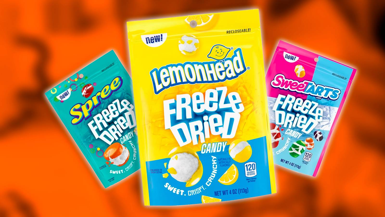 SweetTARTS Lemonhead & Spree Freeze Dried Candies Unboxing - Game Rant ...