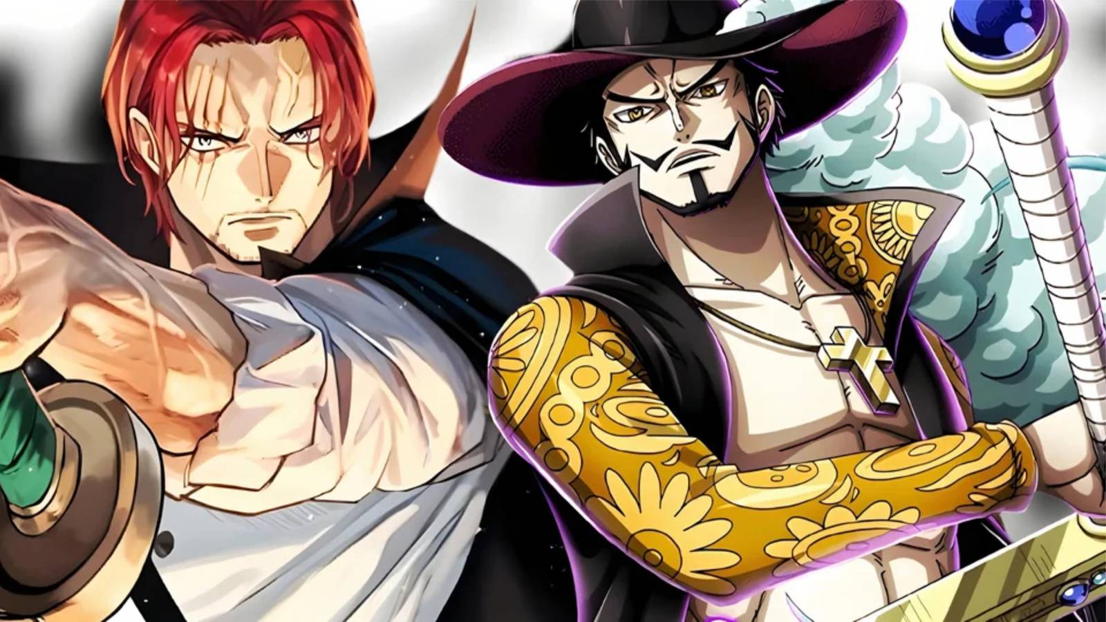 One Piece: Oda Already Revealed The Answer To Shanks vs. Mihawk Long Ago