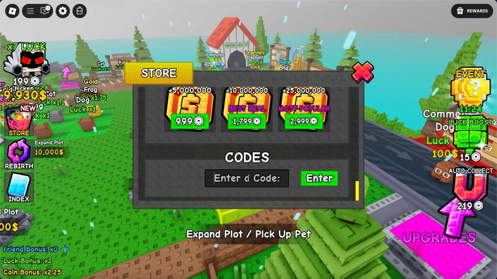 Roblox My Lucky Pet Codes