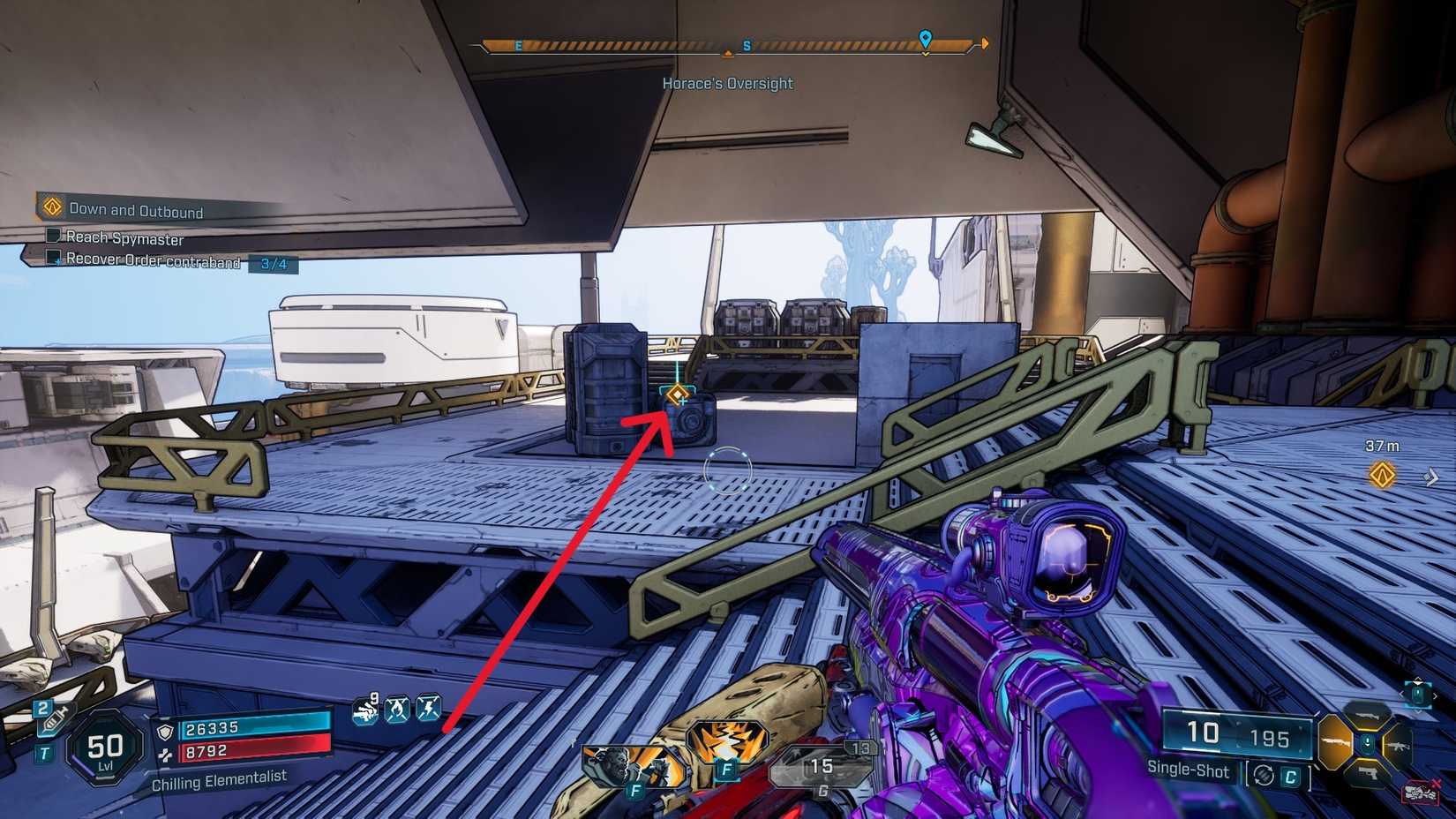 All Order Contraband Locations in Down and Outbound (BL4)