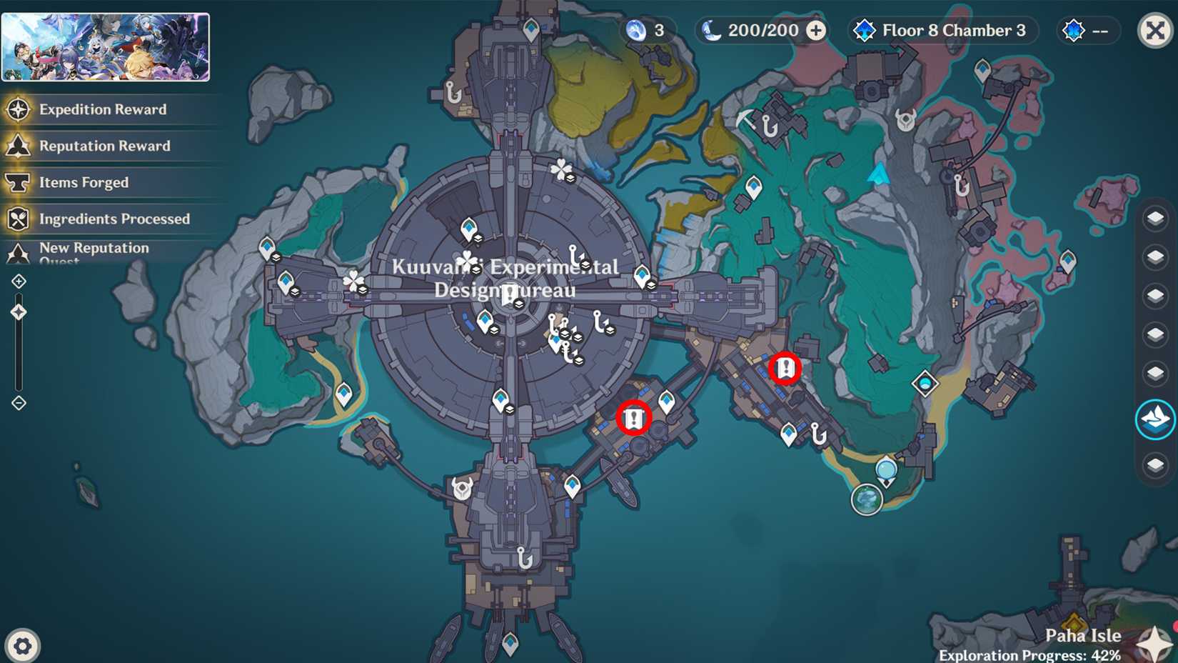 Paha Isle Evermoon Seal And Treasure Vault Locations In Genshin Impact