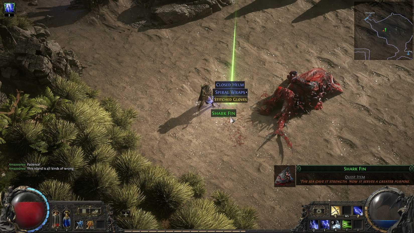 Path of Exile 2: How to Get and Use Shark Fin (Tribal Medicine)