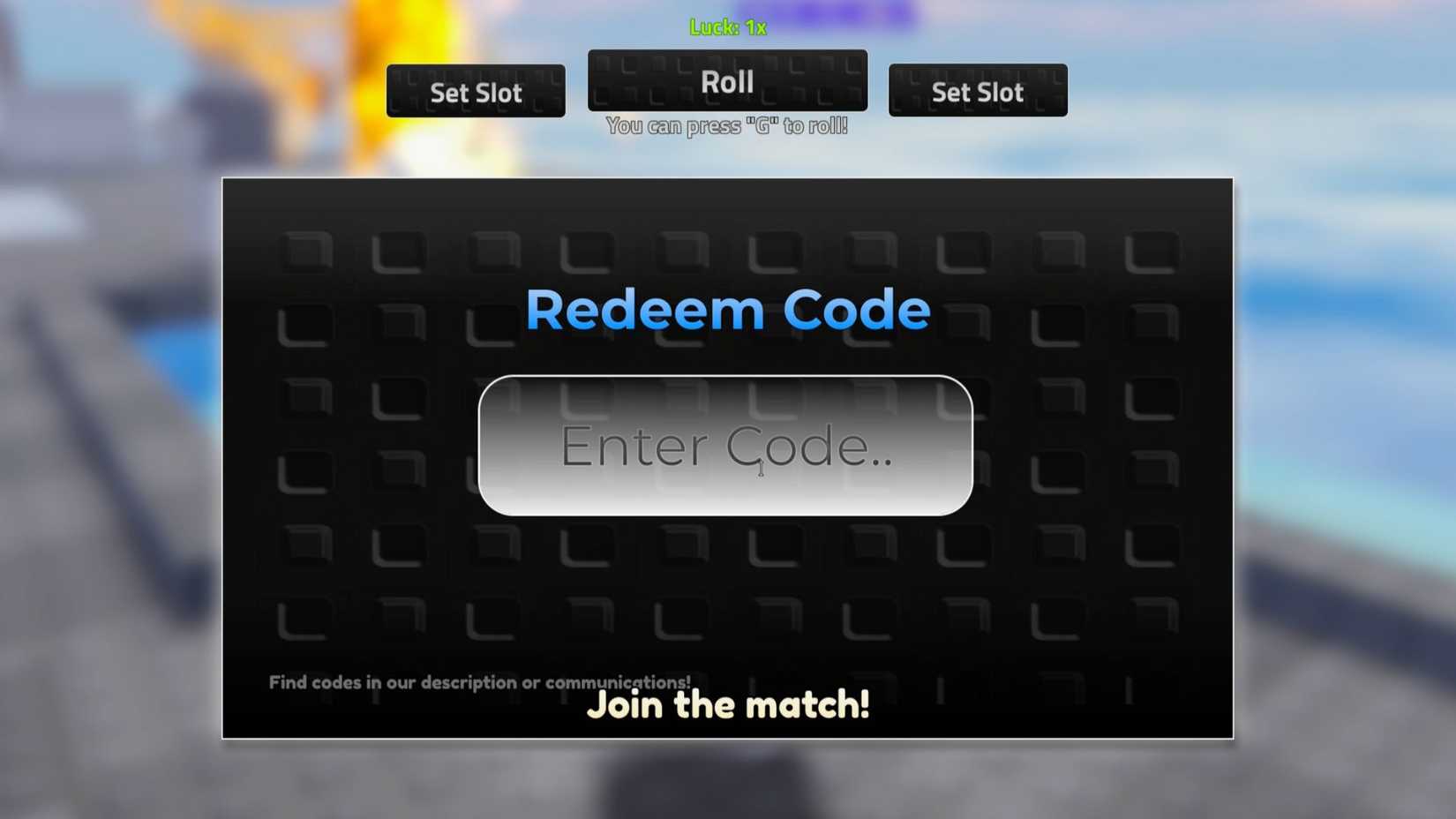Roblox RNG SHOWDOWN Codes
