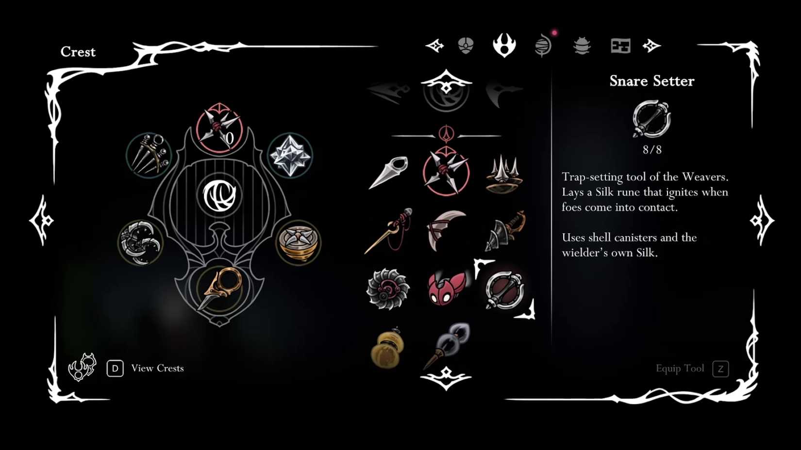 Hollow Knight Silksong: Snare Setter Location