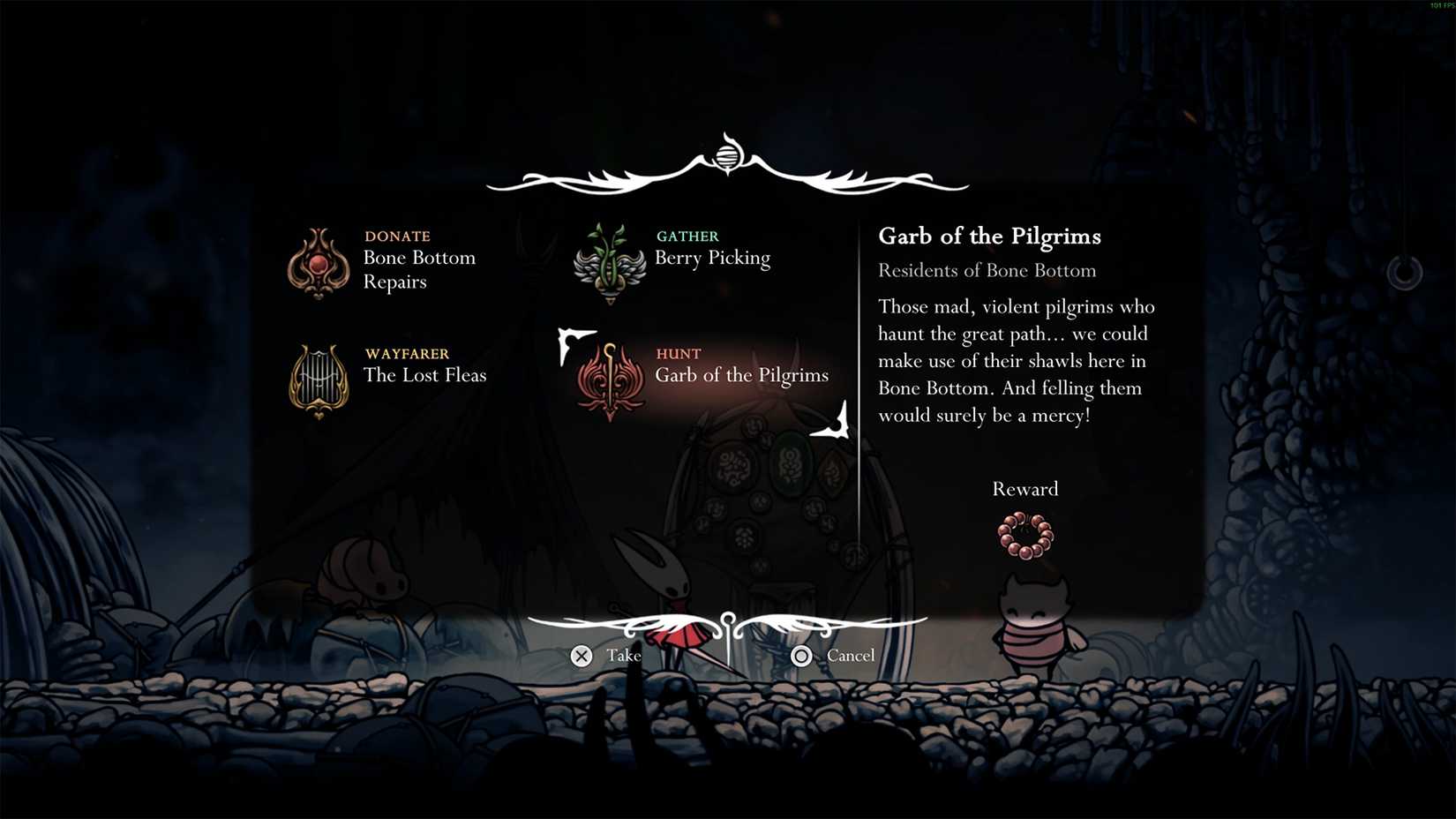 Pilgrim Shawls Locations In Silksong (Garb Of The Pilgrims Quest)