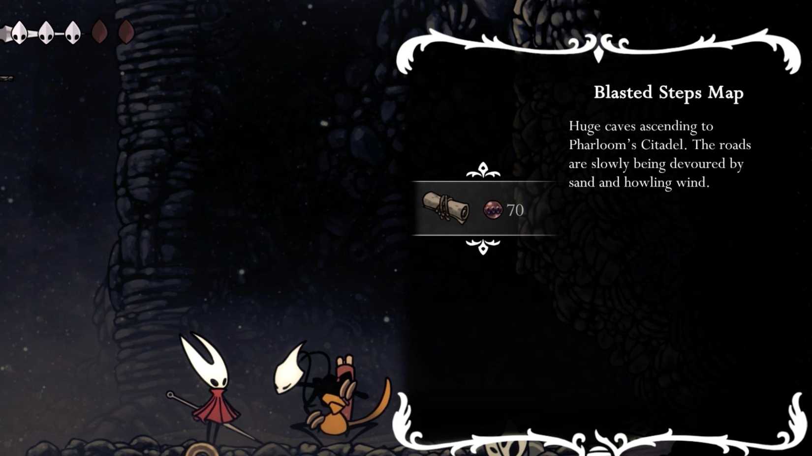 Where to Find the Blasted Steps Map in Hollow Knight: Silksong