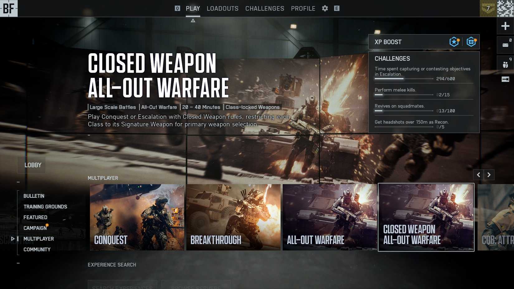 Battlefield 6: Closed vs. Open Weapons Playlists