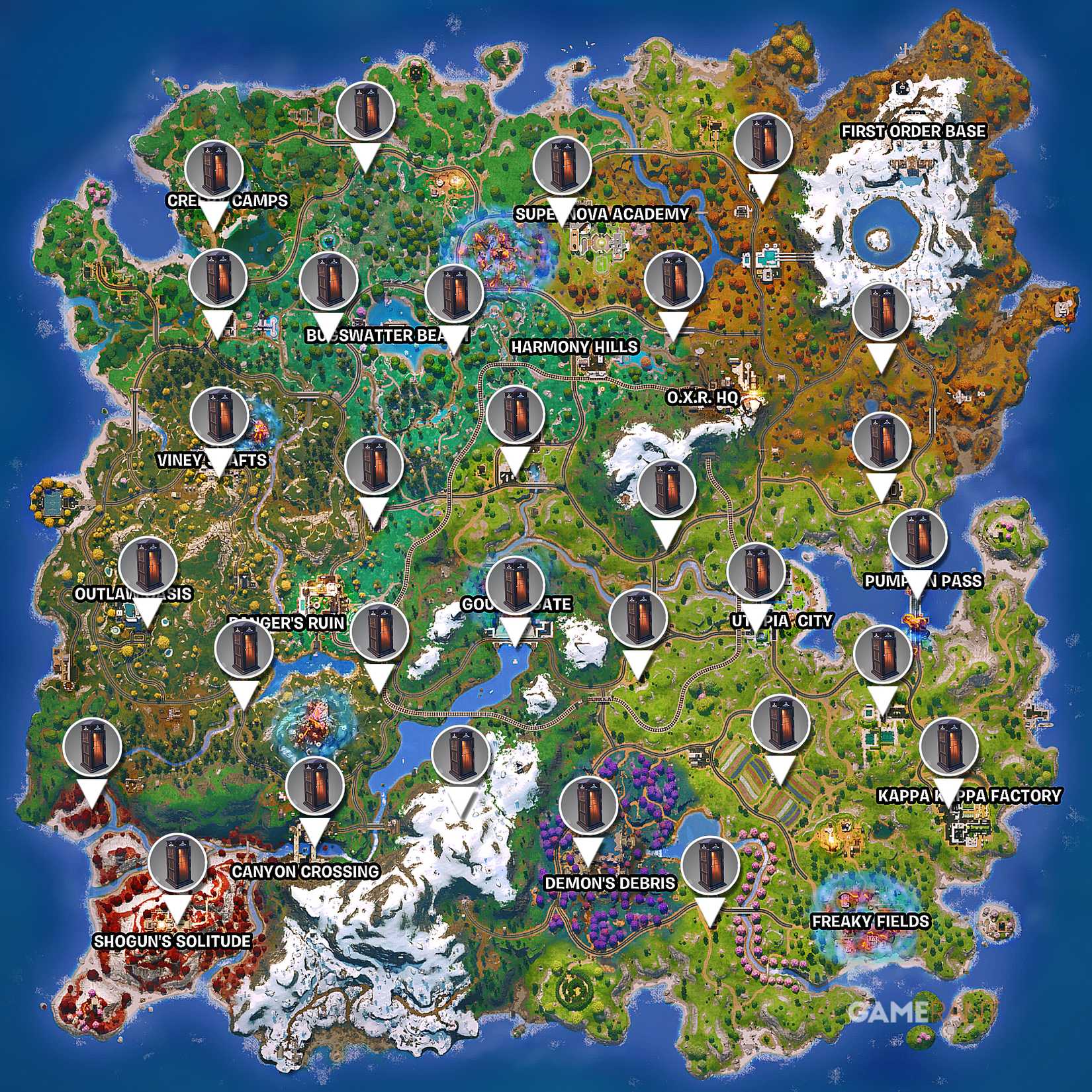 All Stalkbox Locations in Fortnite (Fortnitemares)