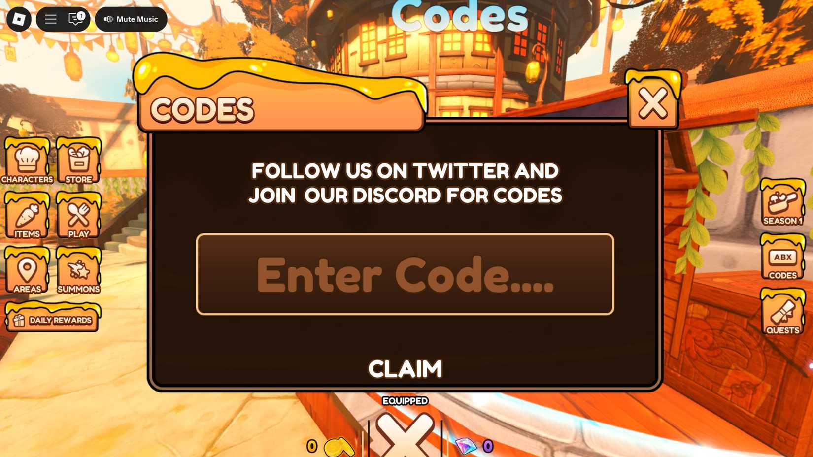 Roblox Anime Chefs Codes