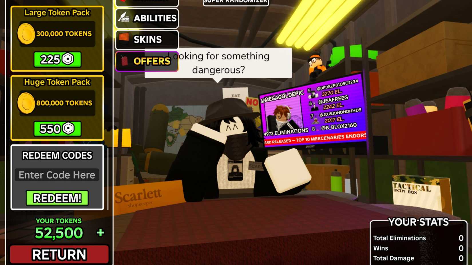 Roblox BOMBARD Codes