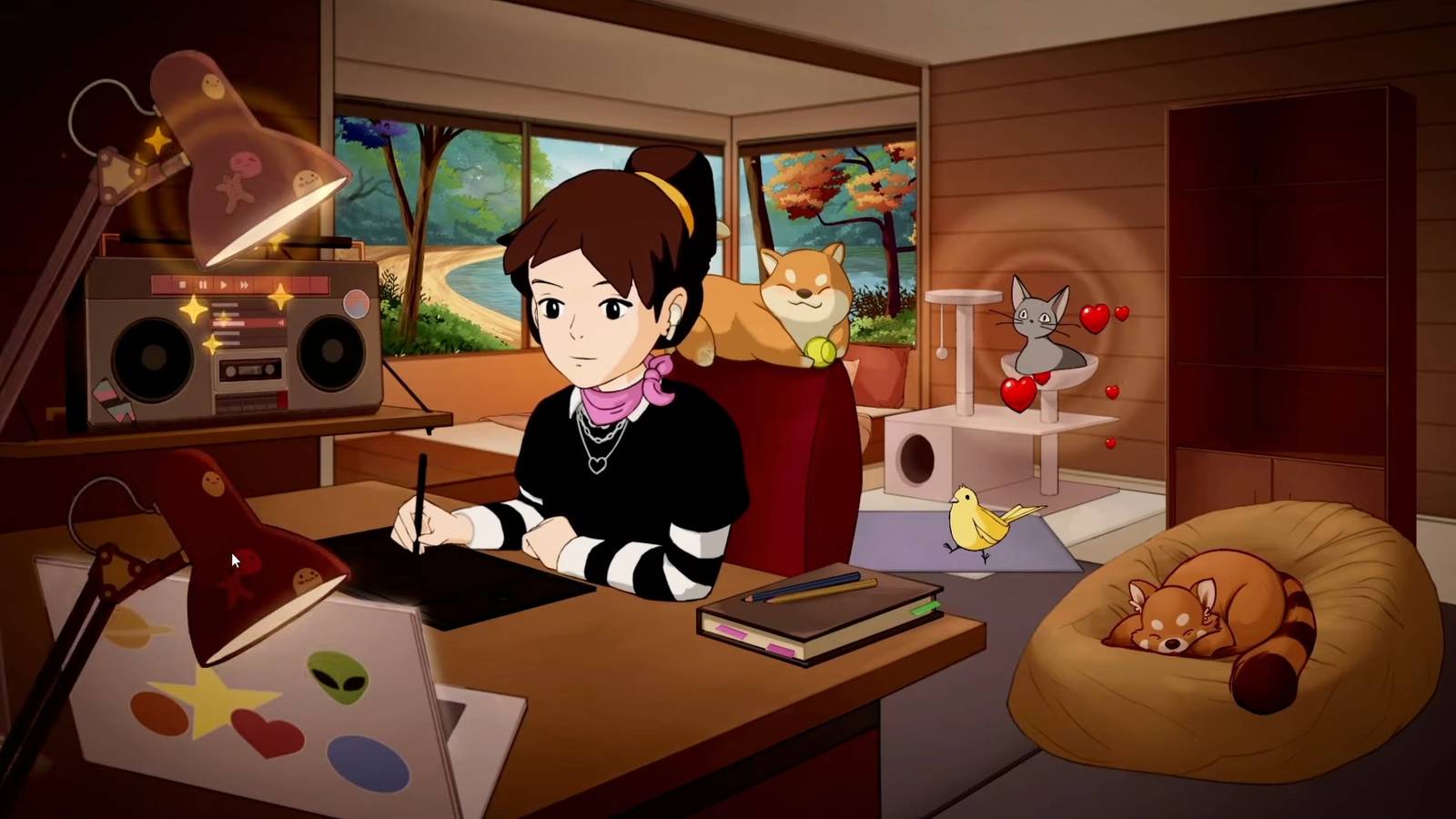 Comfy Girl: Lofi Companion - Official Launch Trailer