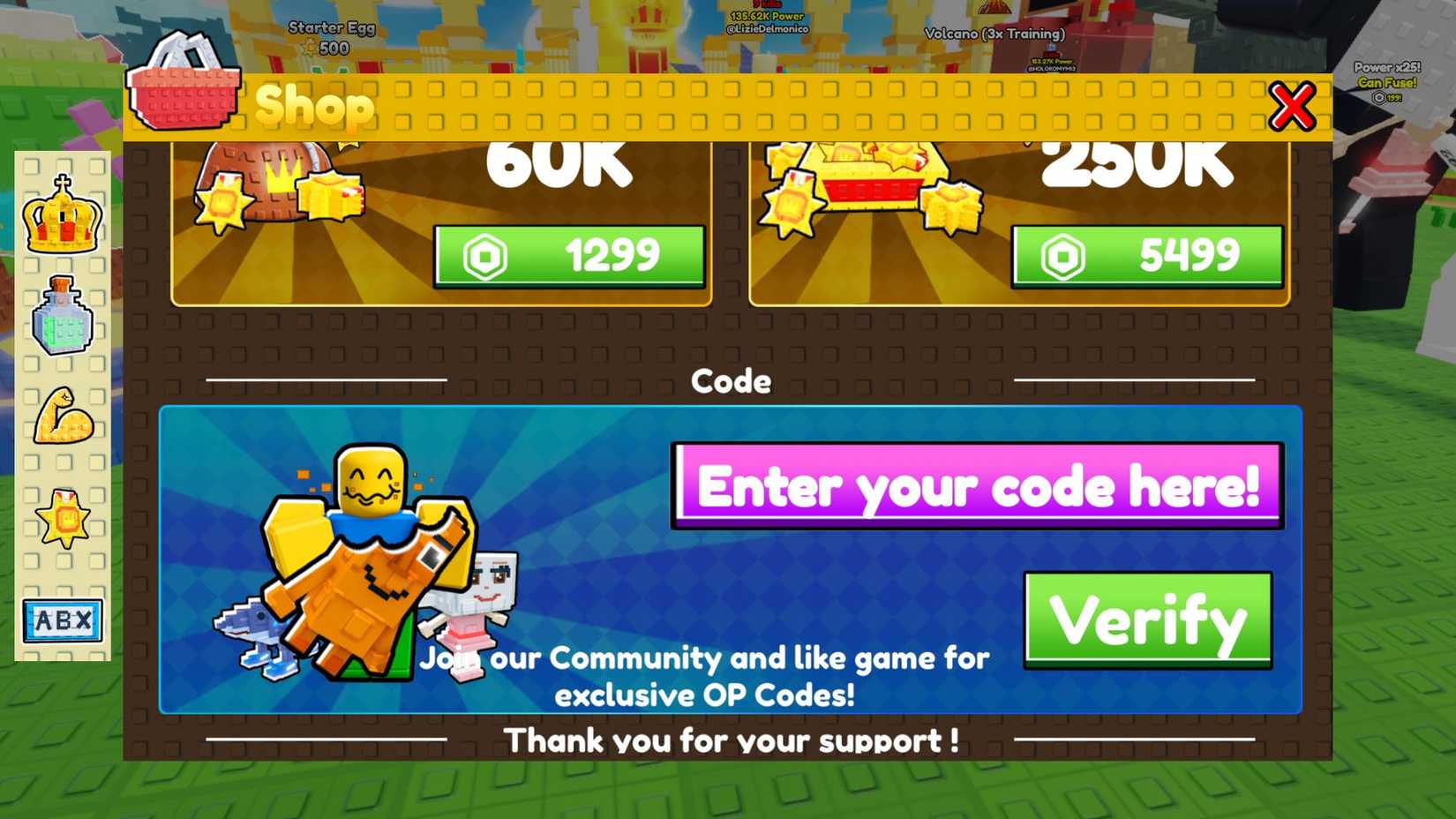 Roblox Eat Brainrot for Fight Codes