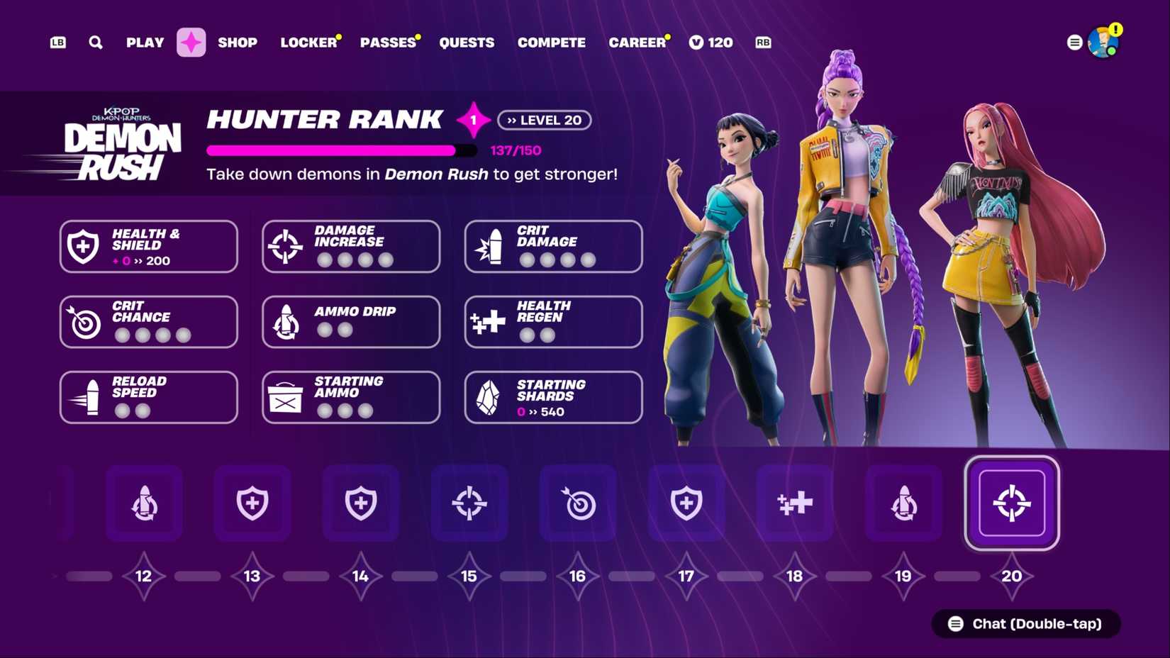 How to Level Up Hunter Rank in Fortnite's Kpop Demon Hunters Mode