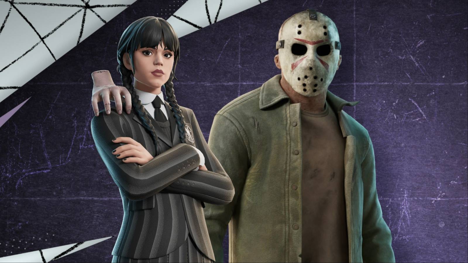 How to Get Free Wednesday Addams & Jason Cosmetics in Fortnite