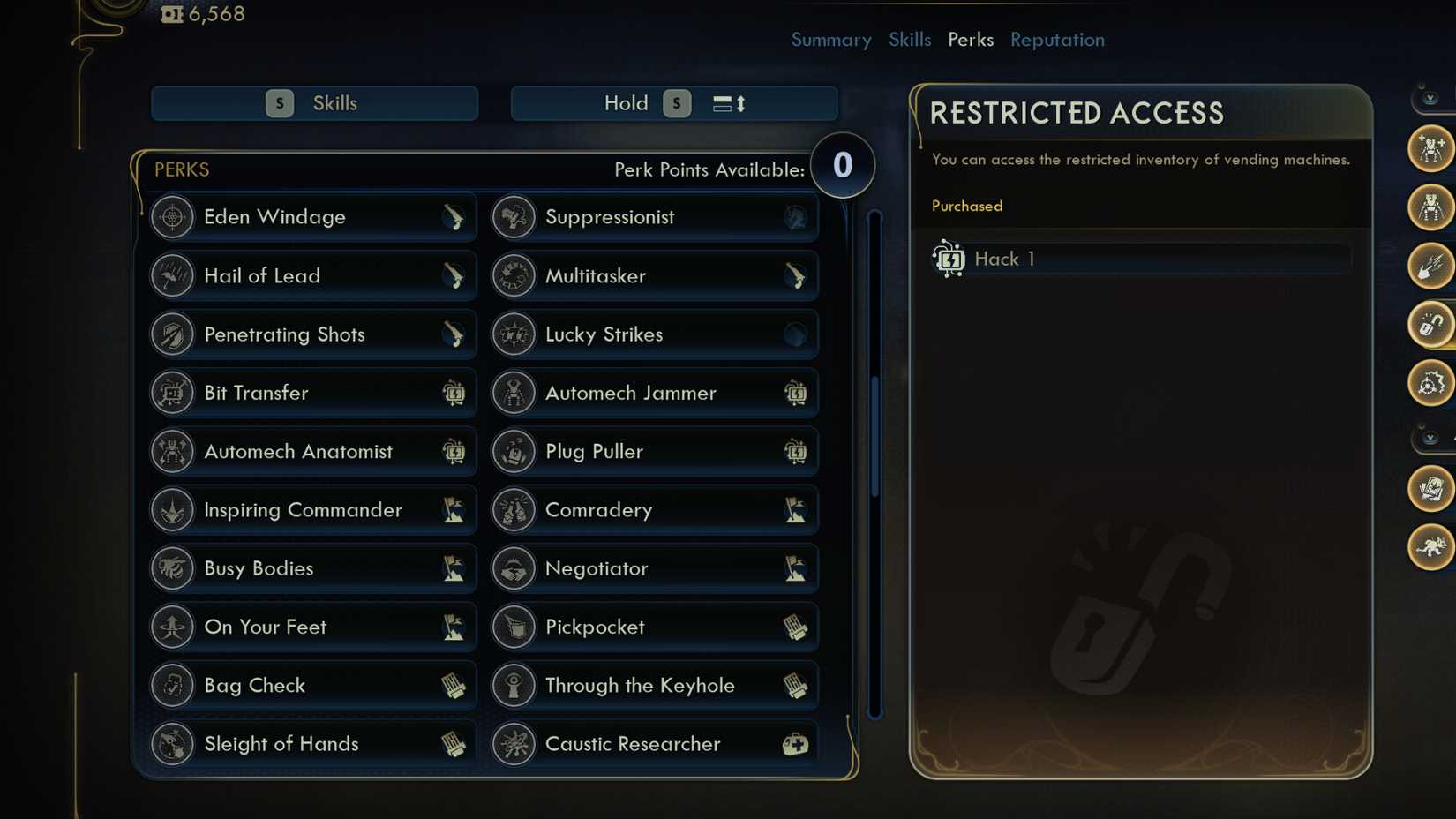 Complete Outer Worlds 2 Perk List (All Perks & Requirements)