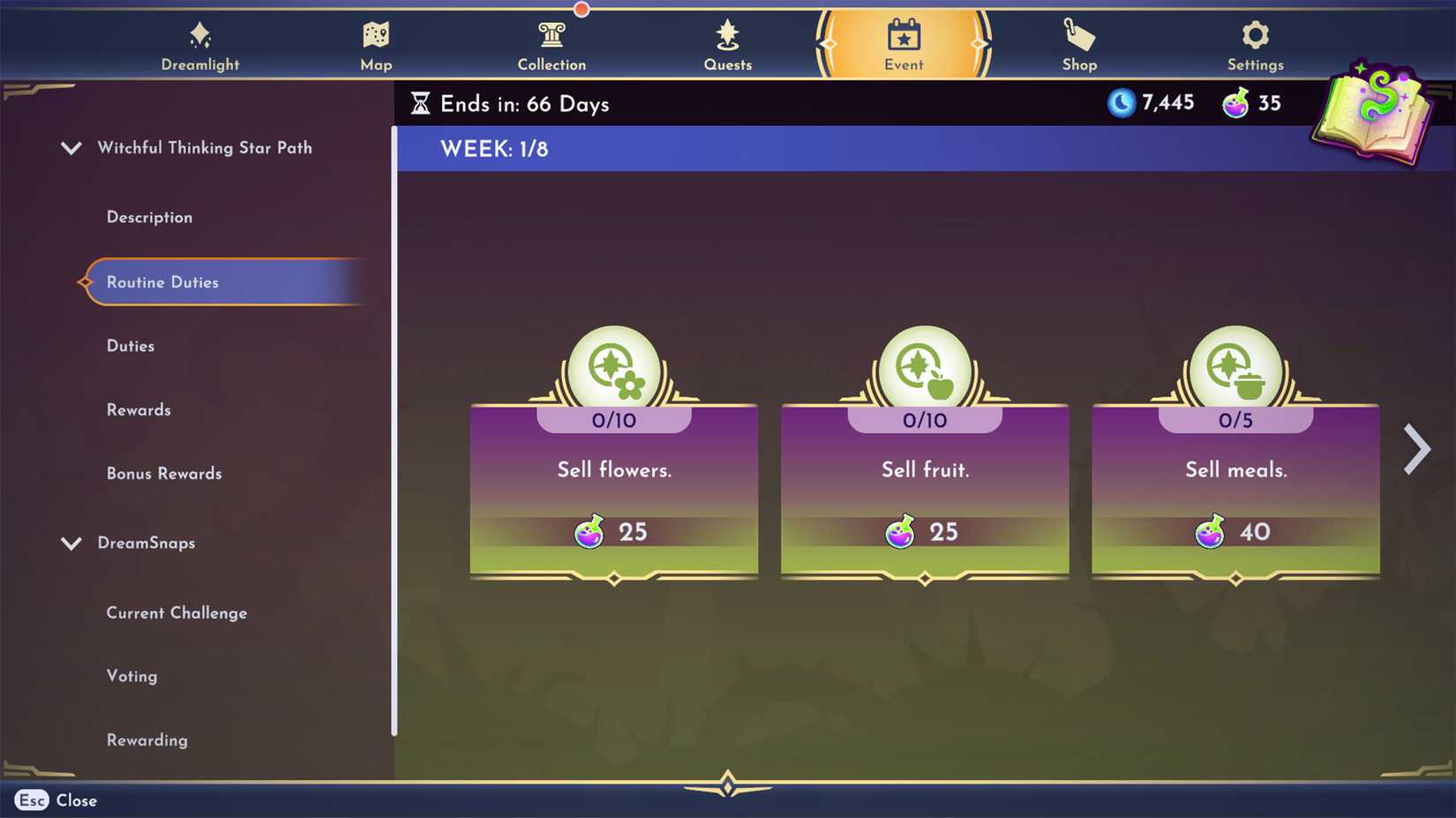 Witchful Thinking Star Path Duties Guide In DDV (Disney Dreamlight Valley)