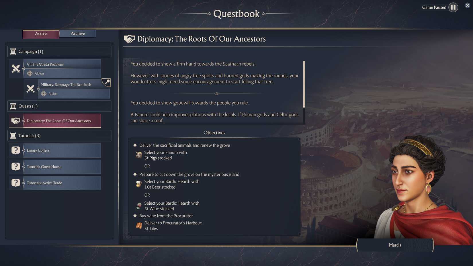 The Roots Of Our Ancestors Choices Guide In Anno 117 Pax Romana
