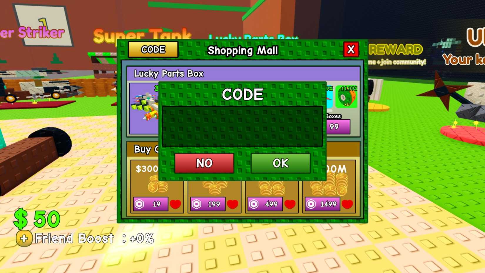 Roblox Build & Battle VS Brainrots Codes