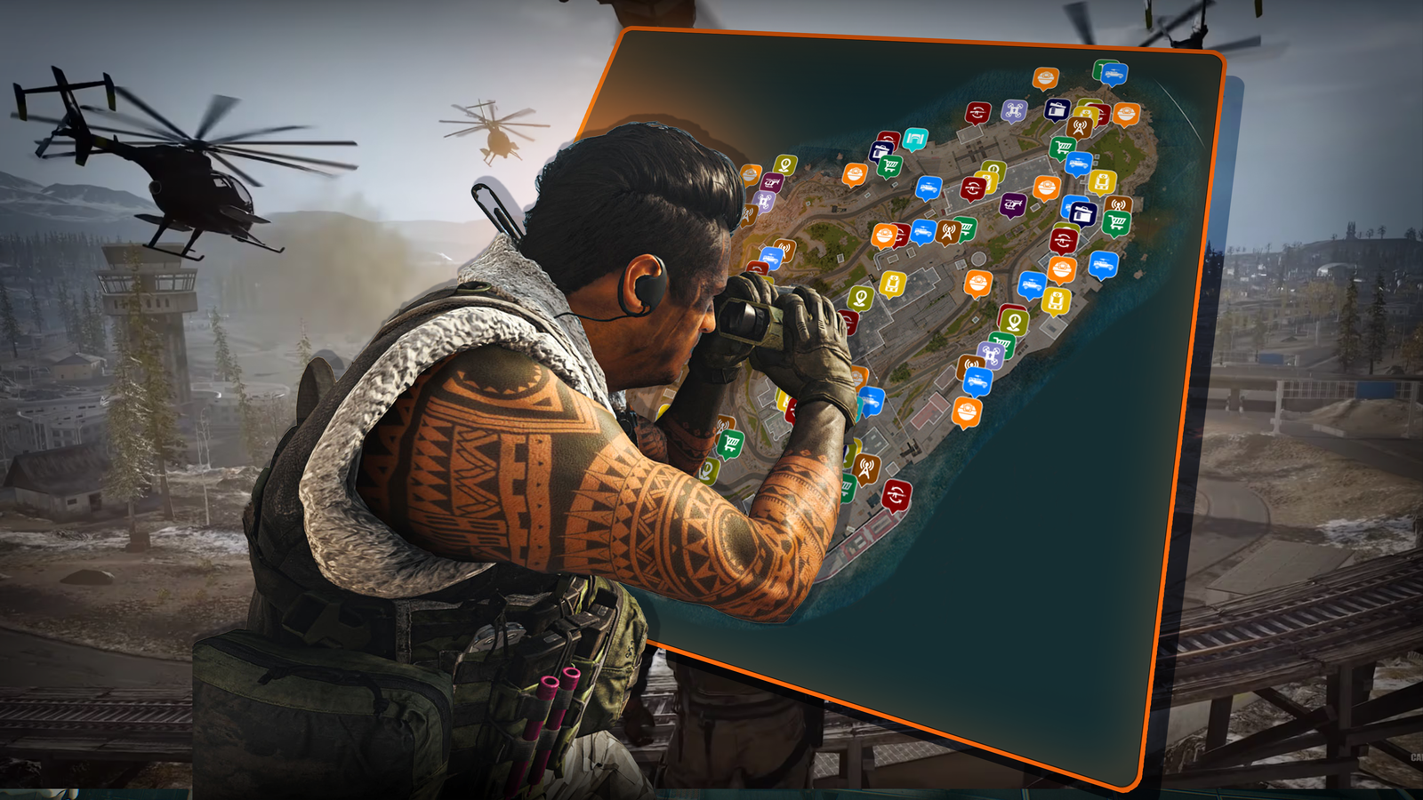 Call Of Duty Warzone: Rebirth Island Interactive Map