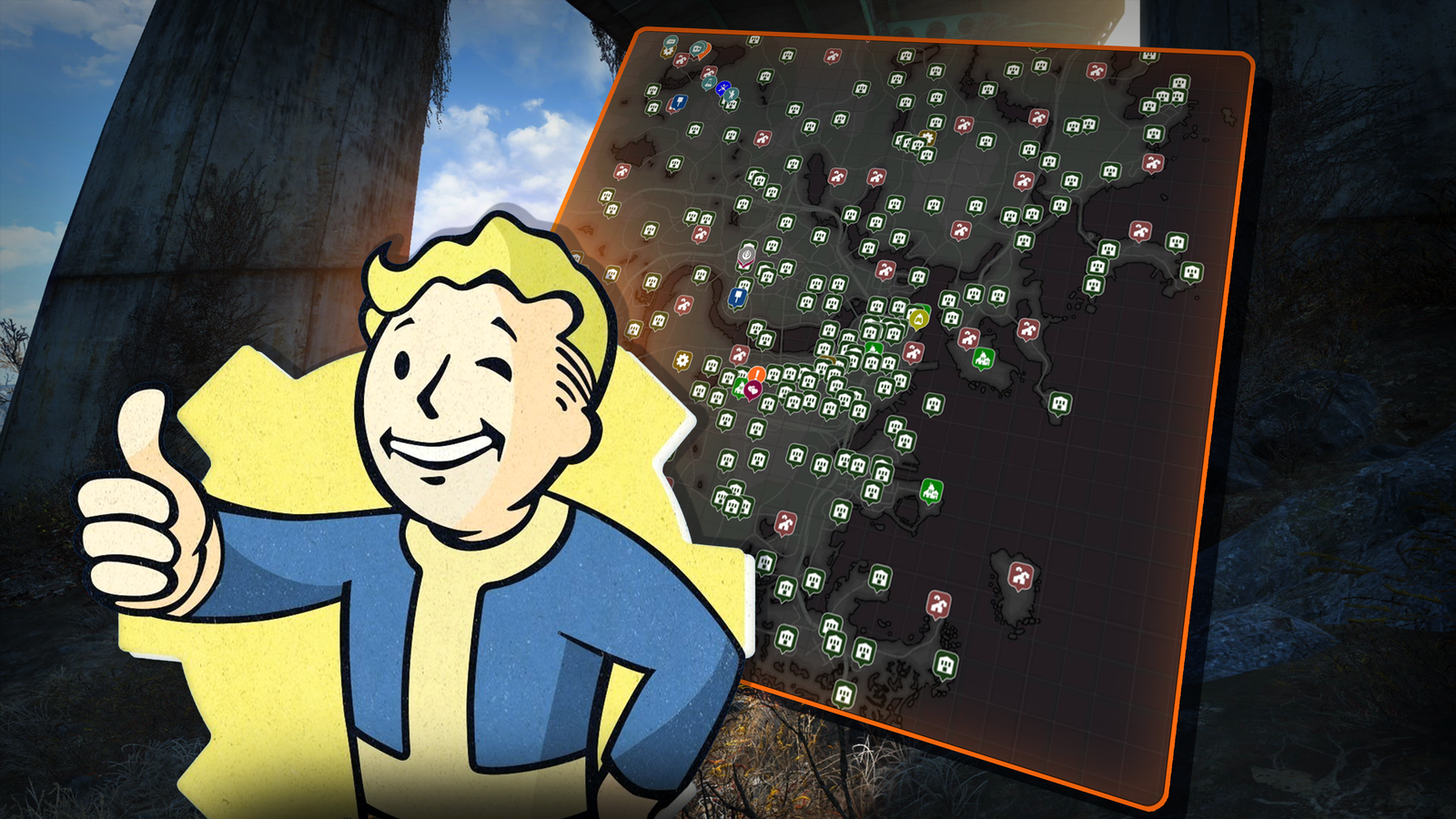 Fallout 4 Commonwealth Interactive Map
