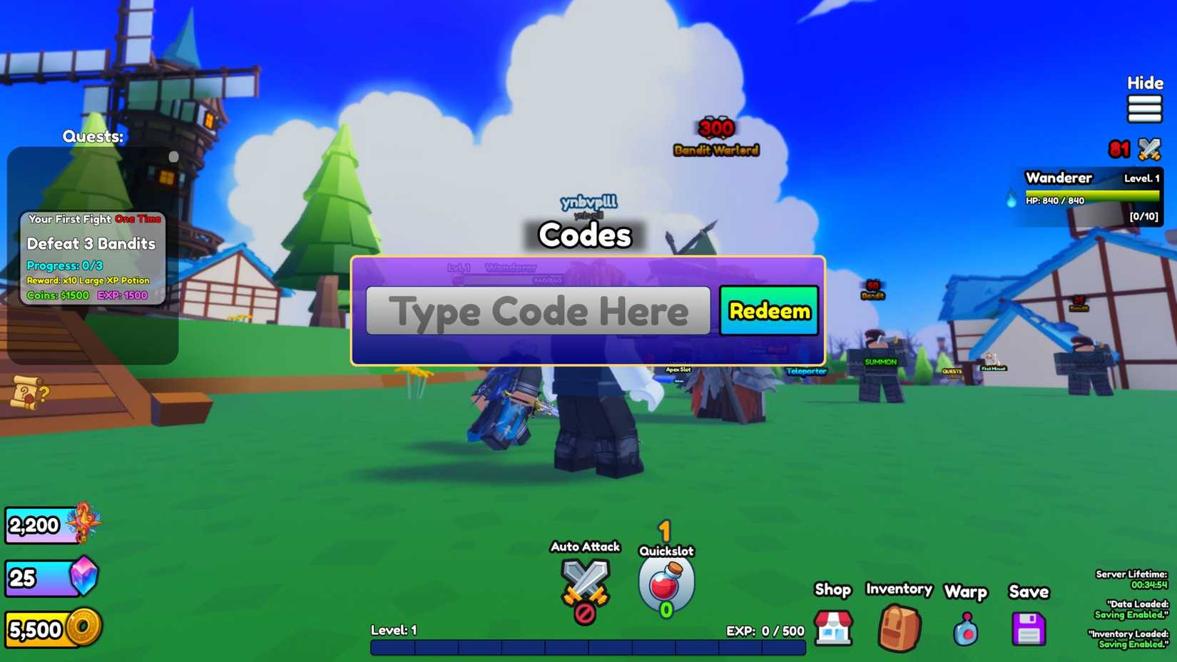 Roblox Fractured Realms Codes