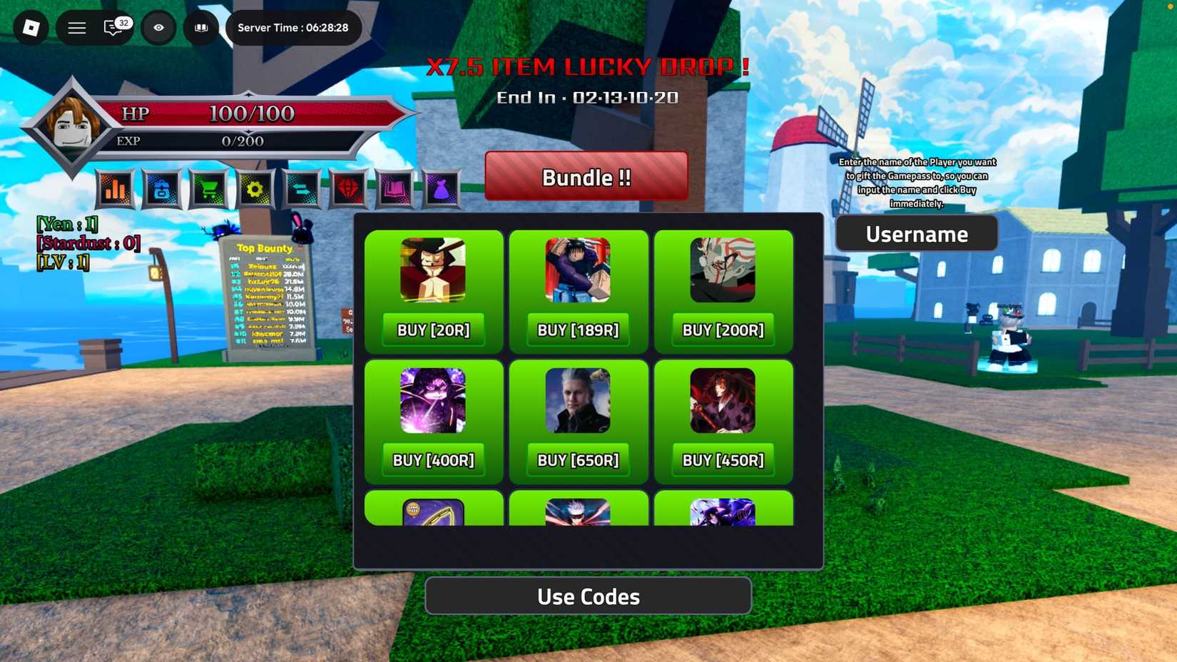 Roblox Horizon Legacys Codes
