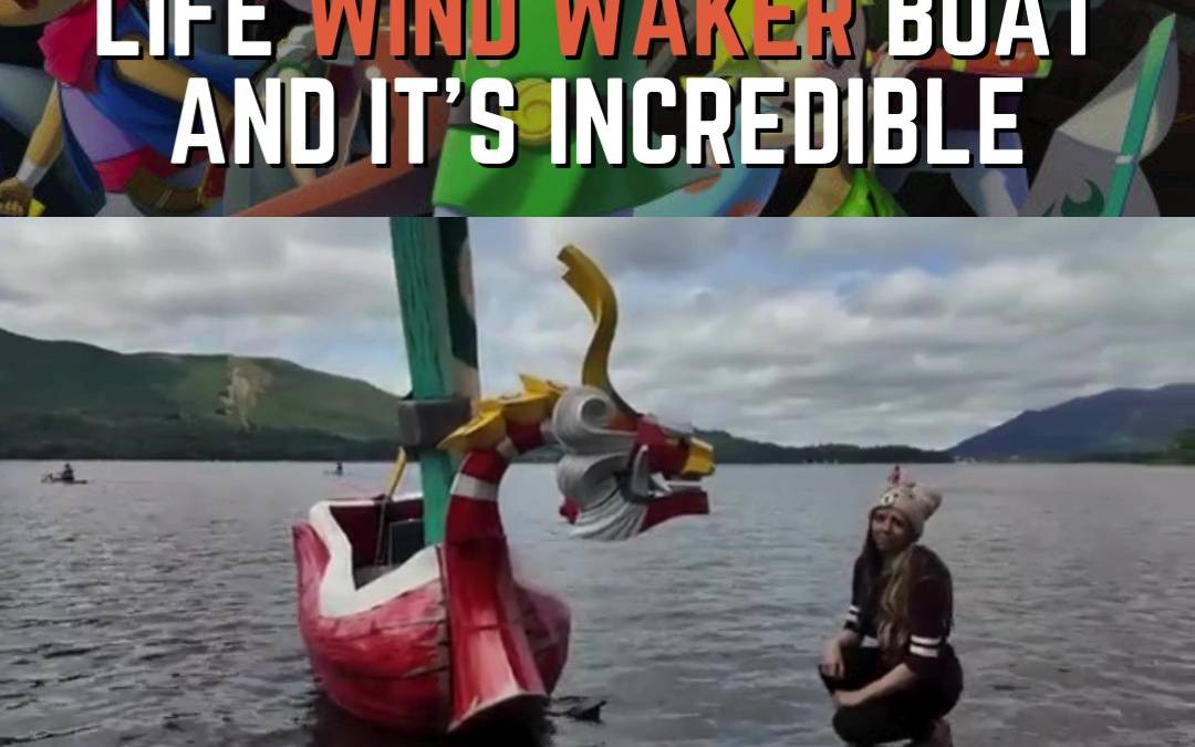 Zelda Fan Builds Real-Life Wind Waker Boat and It's Absolutely Incredible
