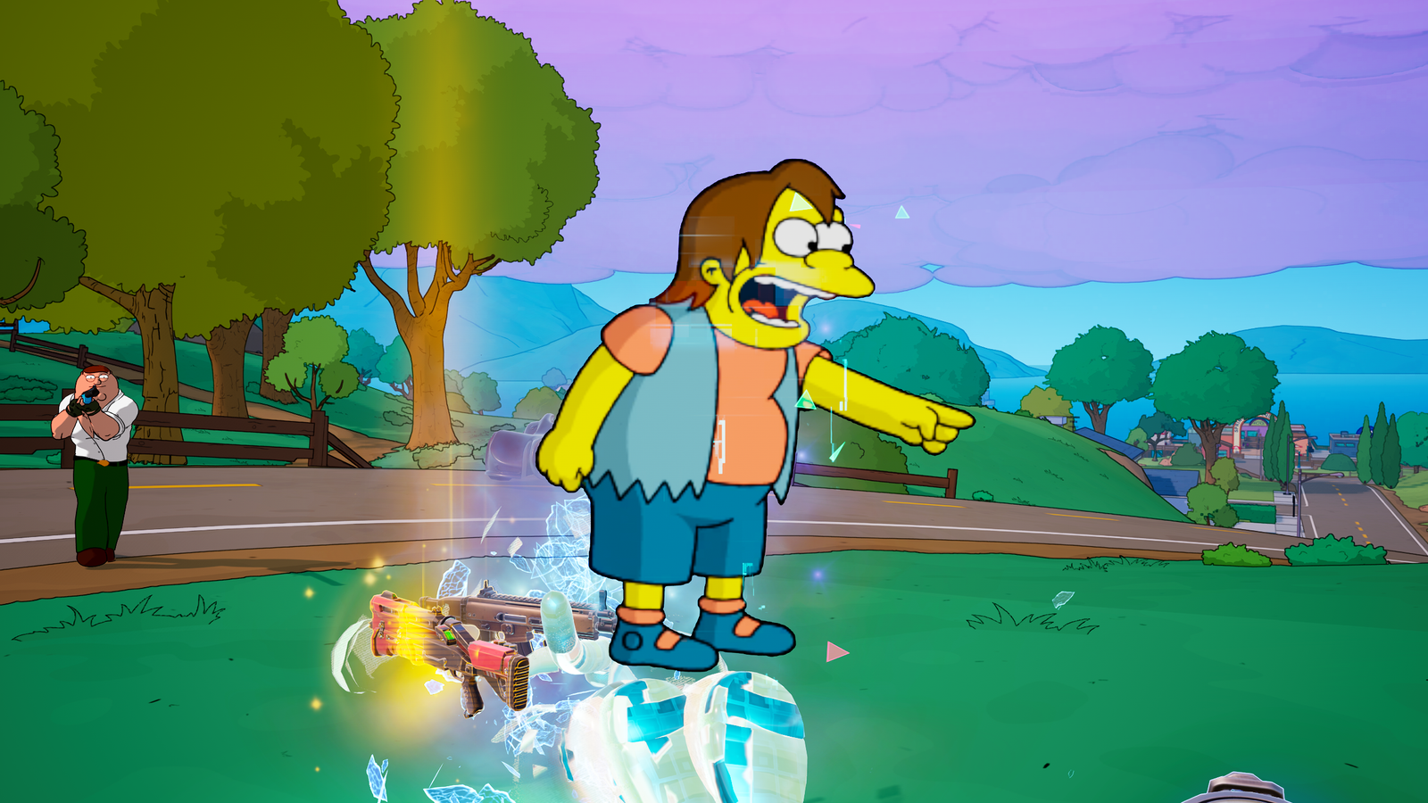 How to Bring the Haw Haw Humiliation in Fortnite Simpsons