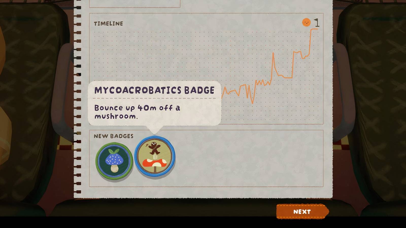 How to Get the Mycoacrobatics Badge in PEAK