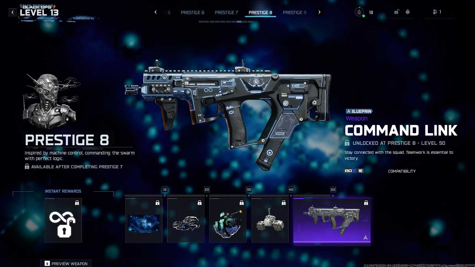 All Black Ops 7 Prestige Rewards