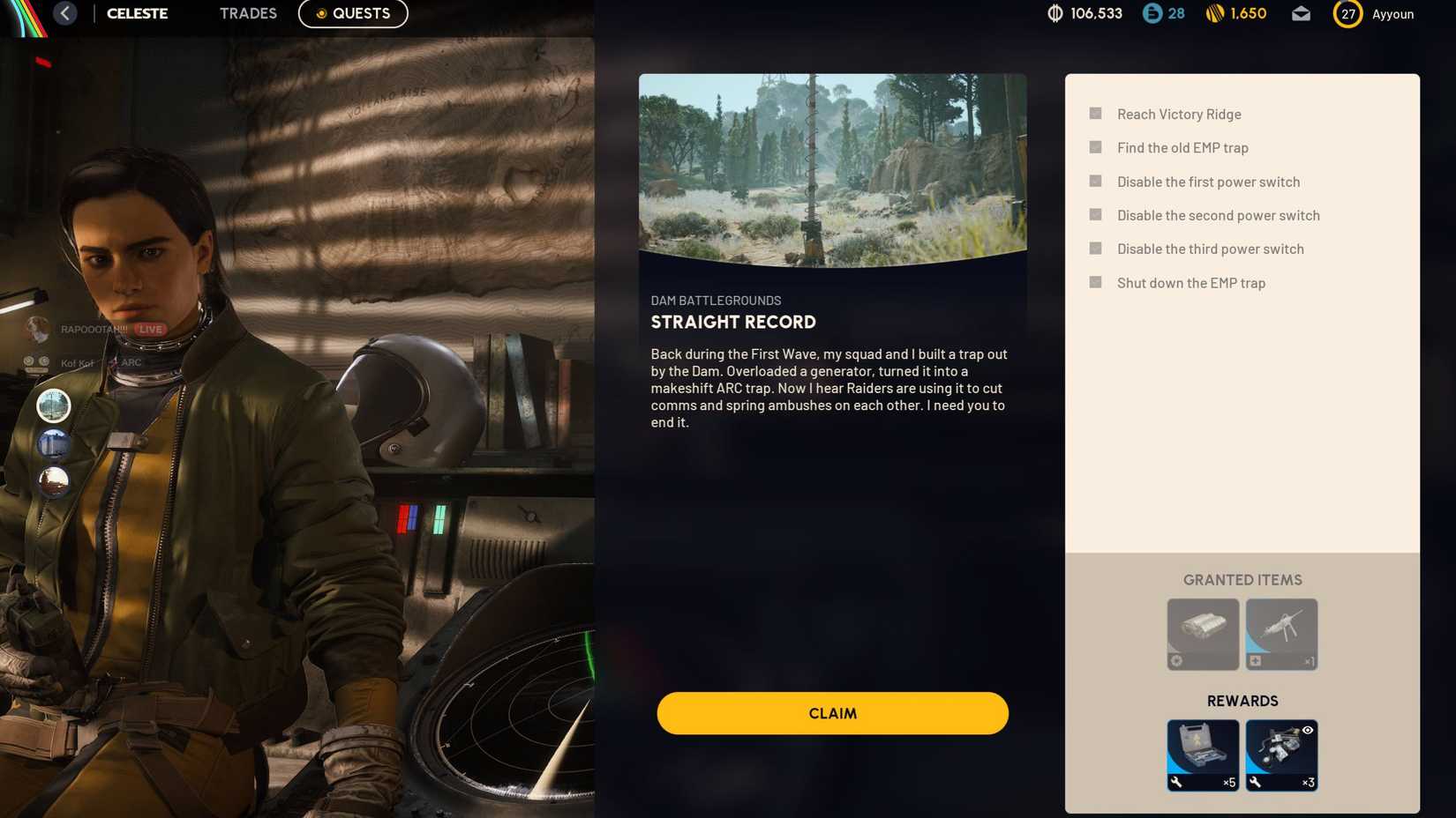 Victory Ridge & Old EMP Trap Locations in ARC Raiders (Straight Record)