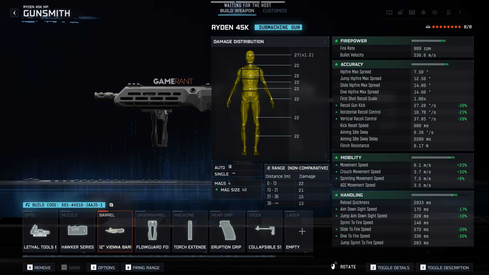 Best Ryden 45K Loadout in COD Black Ops 7