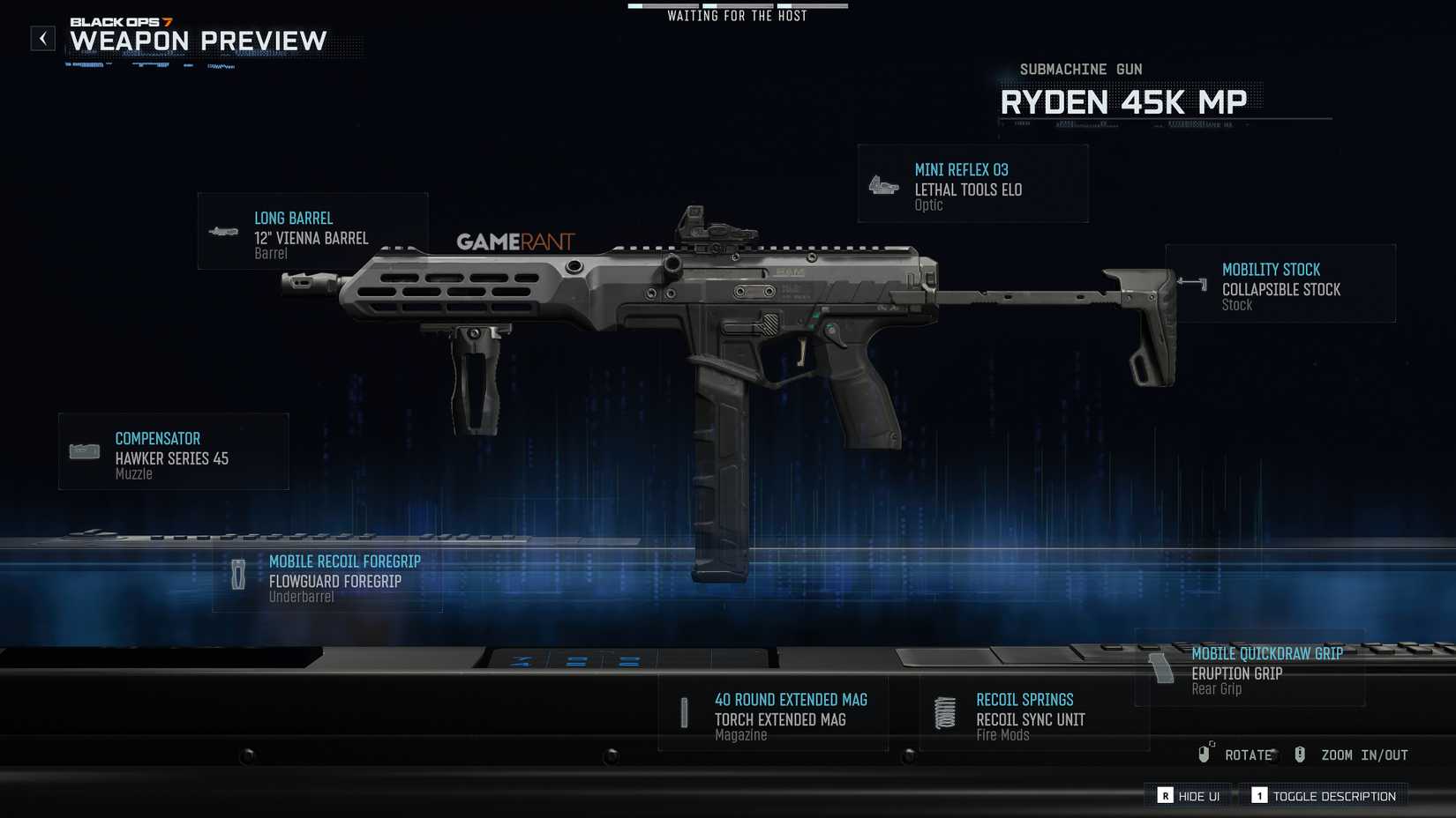 Best Ryden 45K Loadout in COD Black Ops 7