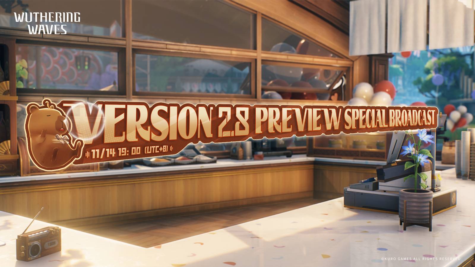 WuWa 2.8 Livestream Code & Time (Wuthering Waves)