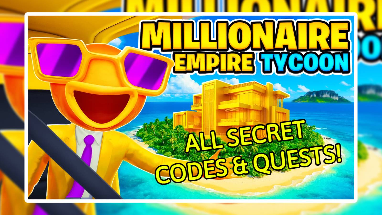 All Millionaire Empire Tycoon Codes & Quests in Fortnite